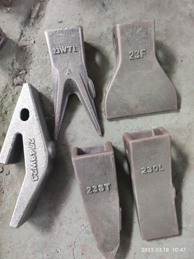 23WTL Twin Tiger Tooth Bucket Assembly With 23tfp Flex Pin