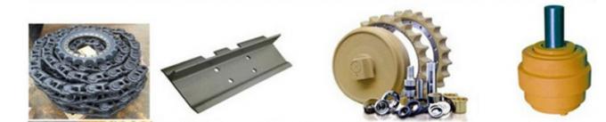 MS120 Mitsubishi Excavator Undercarriage Parts Track Roller 40Mn2/50Mn ...