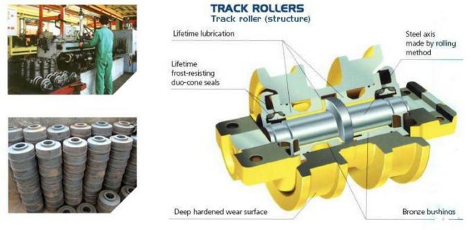 MS120 Mitsubishi Excavator Undercarriage Parts Track Roller 40Mn2/50Mn ...